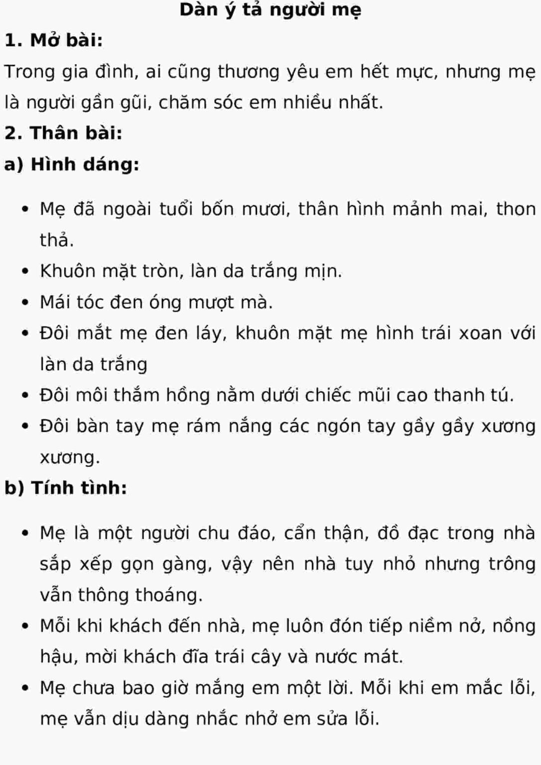 Tuyển chọn 50+ bài văn tả người lớp 5 #hay và #thu hút nhất